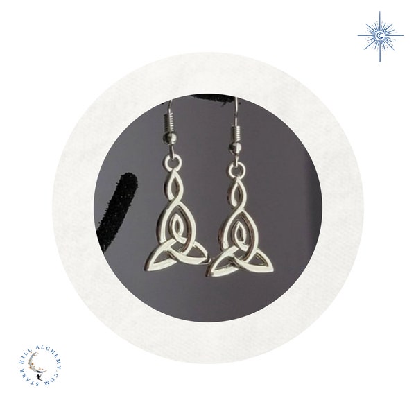 Trinity Knot Earring - Etsy