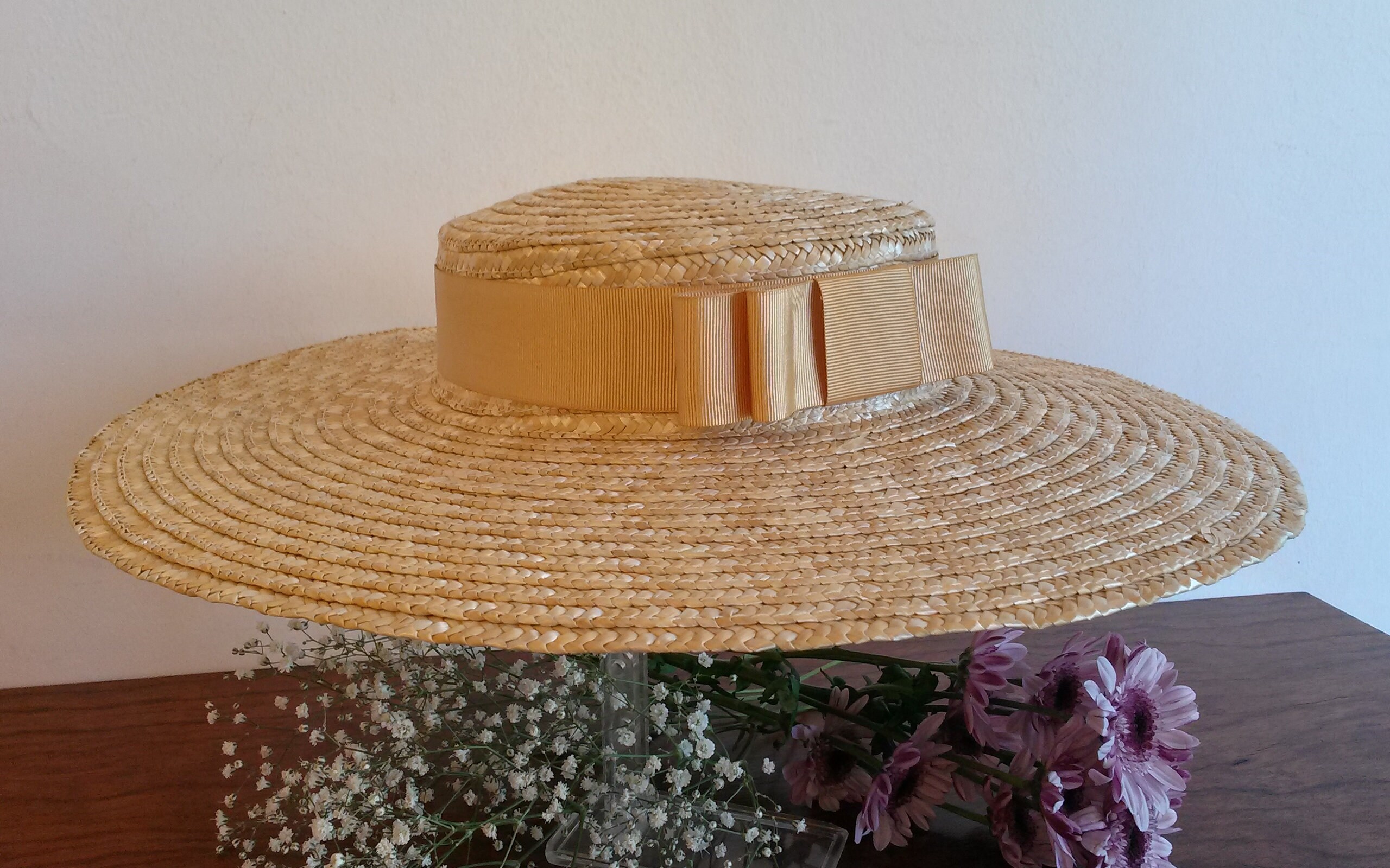 Natural Straw Boater Straw Boater Provencal Boater Charming - Etsy