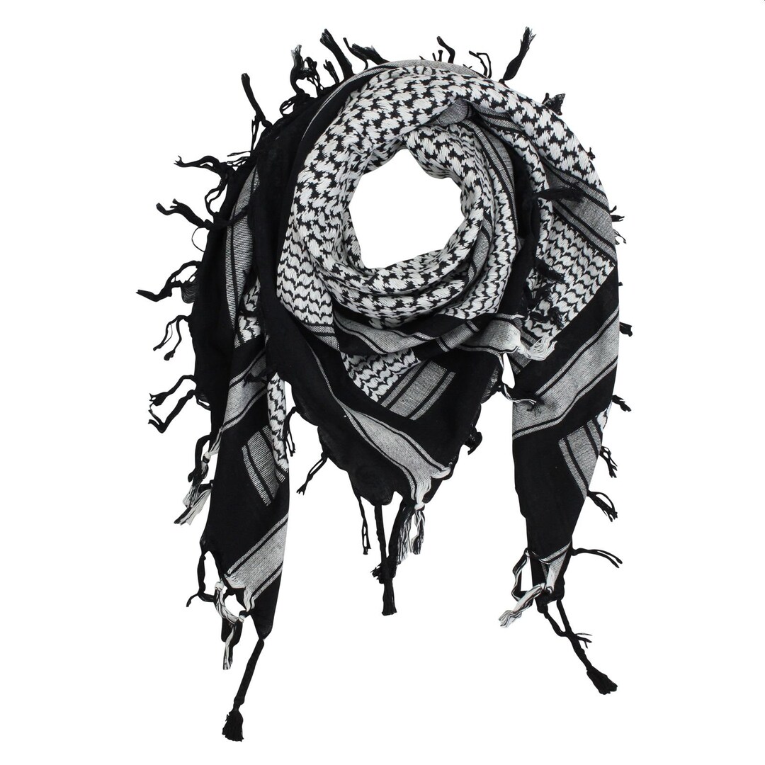 Pali Cloth Black White Kufiya PLO Cloth - Etsy