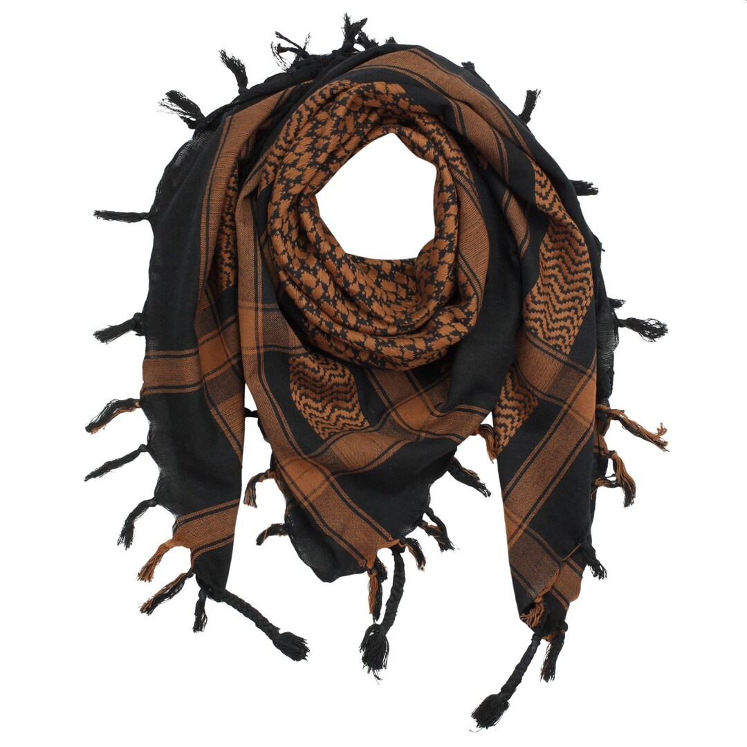 Face Mask Pali Cloth Black Brown Kufiya PLO Cloth - Etsy