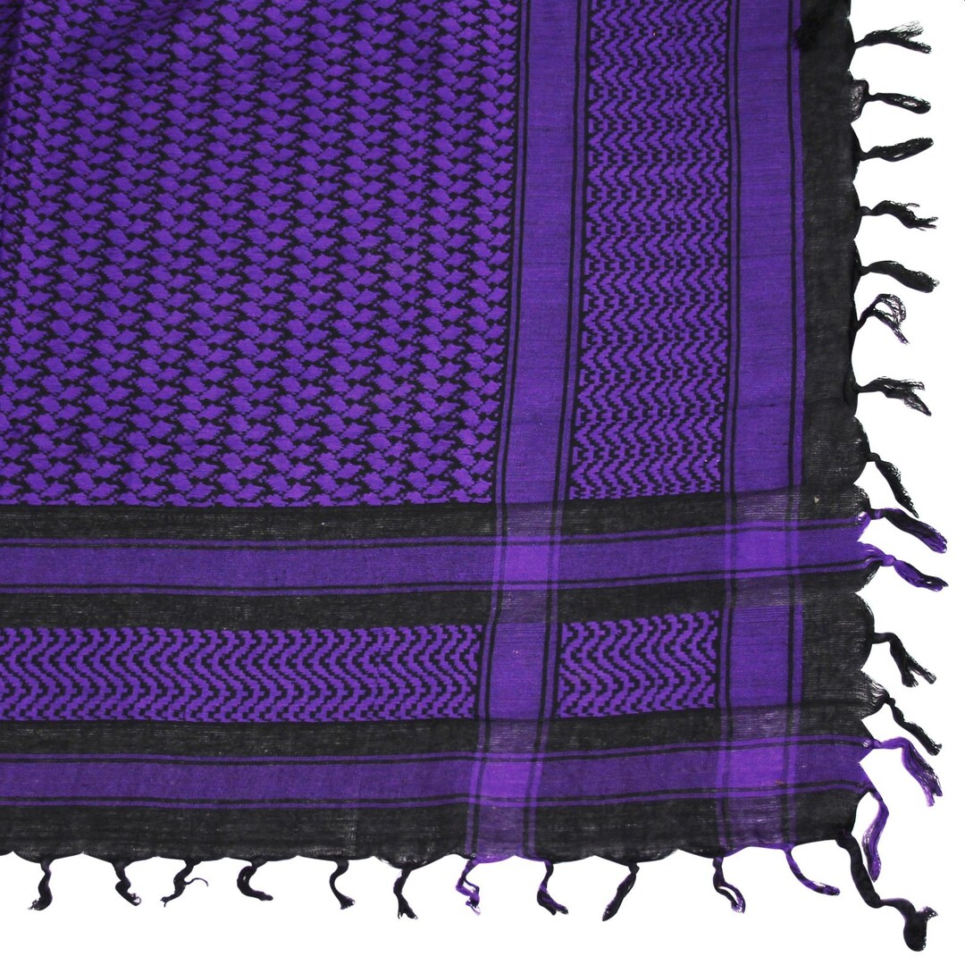 Face Mask Pali Cloth Black Purple-dark Purple Kufiya PLO Cloth - Etsy