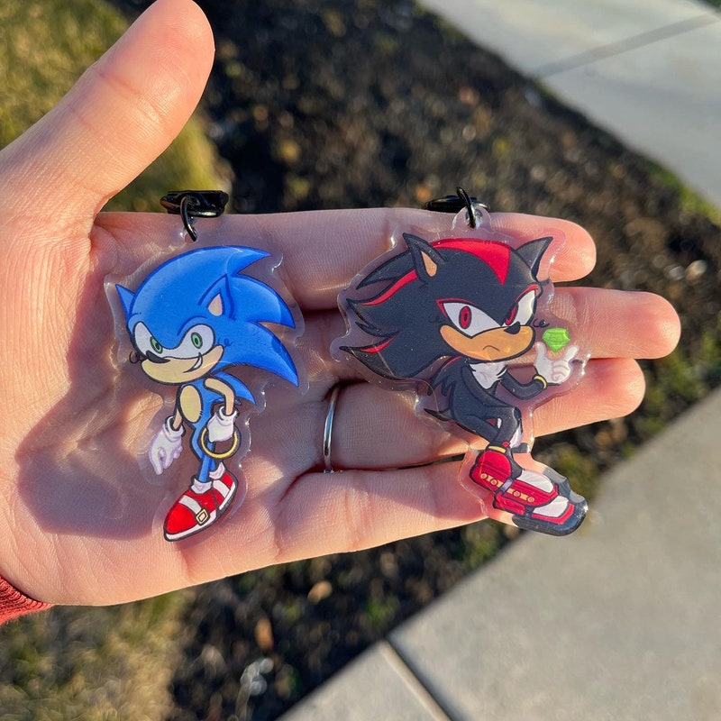 Sonic Keychain - Etsy
