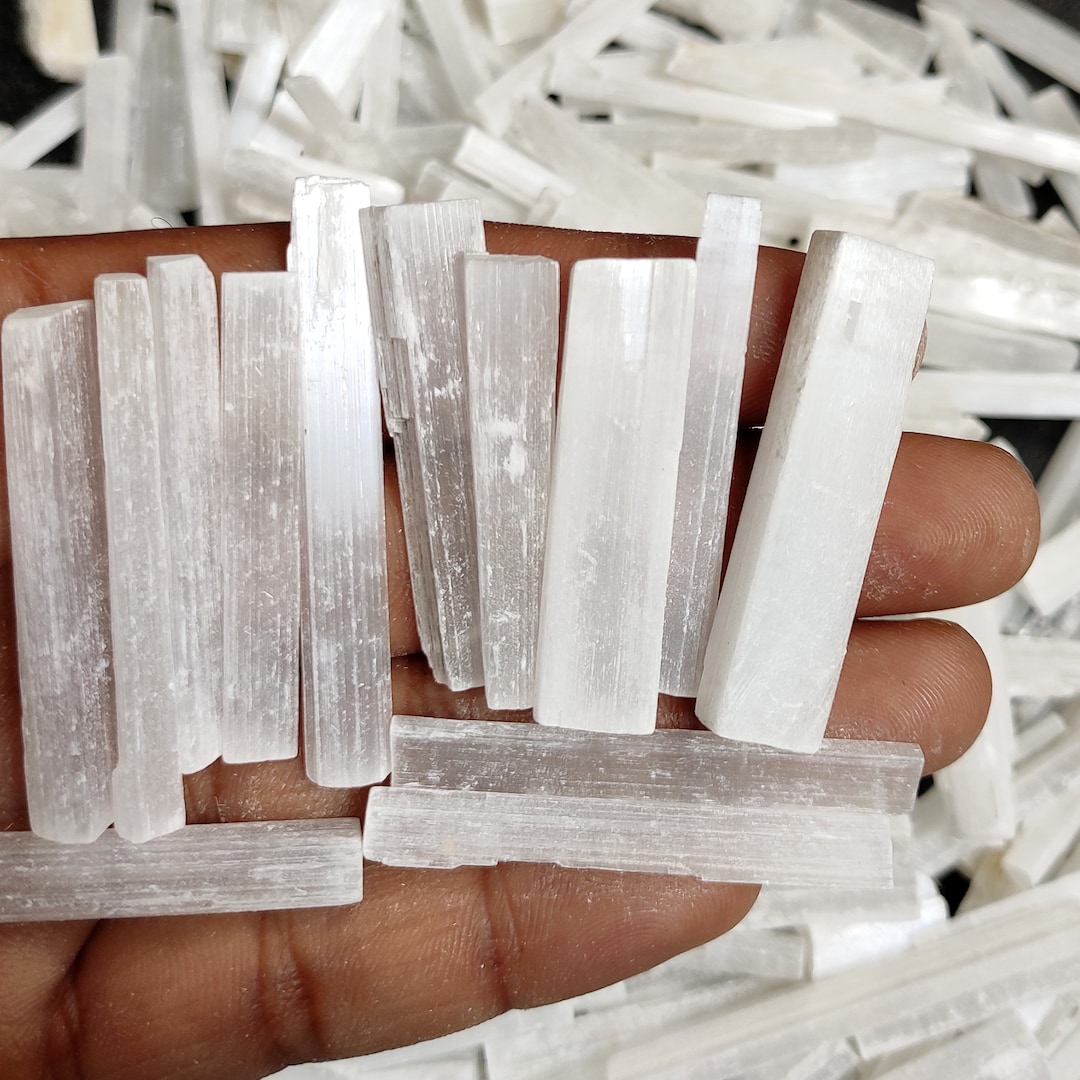 Selenite Shards, Selenite Sticks, Selenite Slab, Selenite Stone ...
