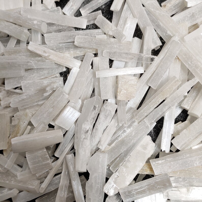 Selenite Shards, Selenite Sticks, Selenite Slab, Selenite Stone ...