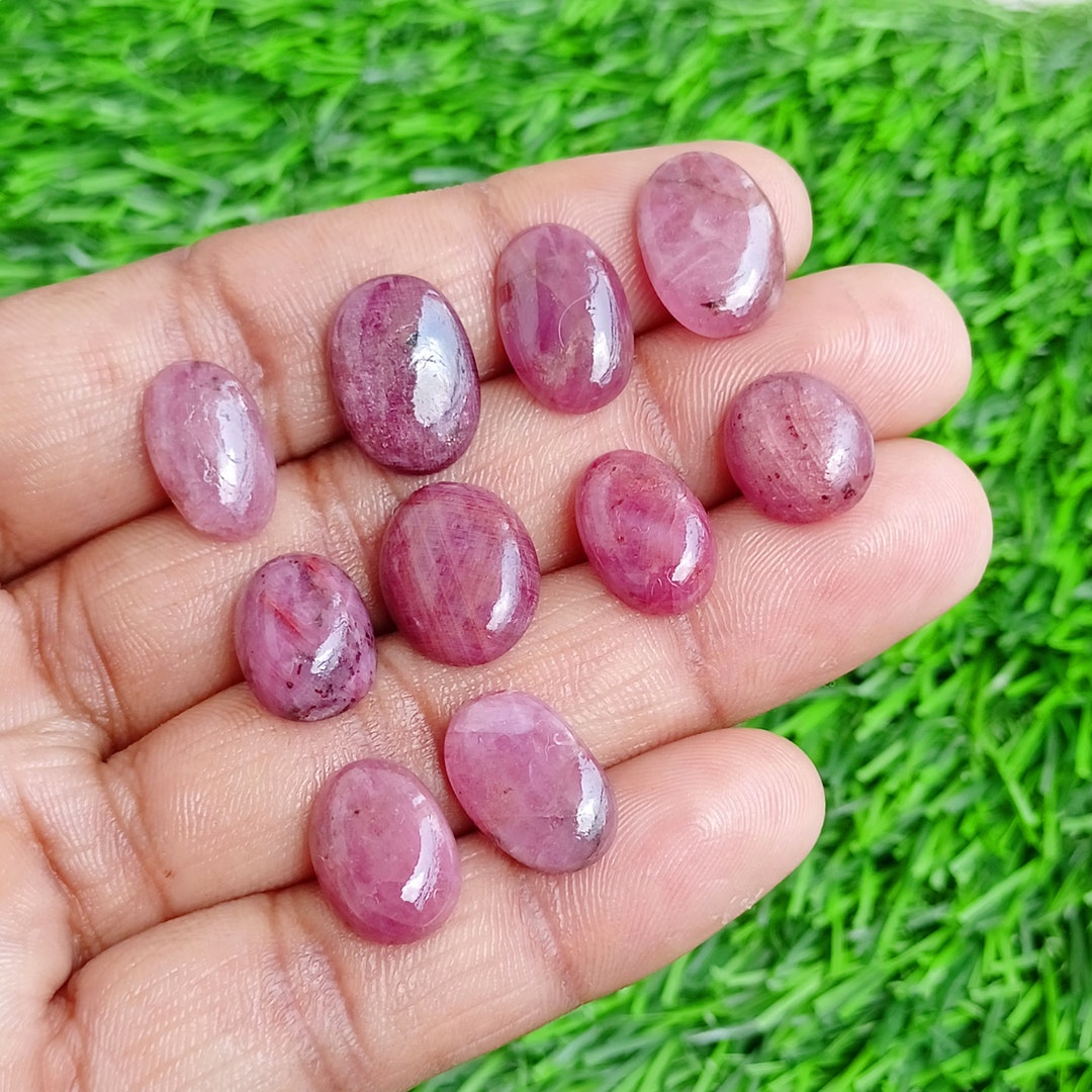 Ruby Cabochons, Ruby Gemstones: Natural Gemstone Beads for Jewelry ...
