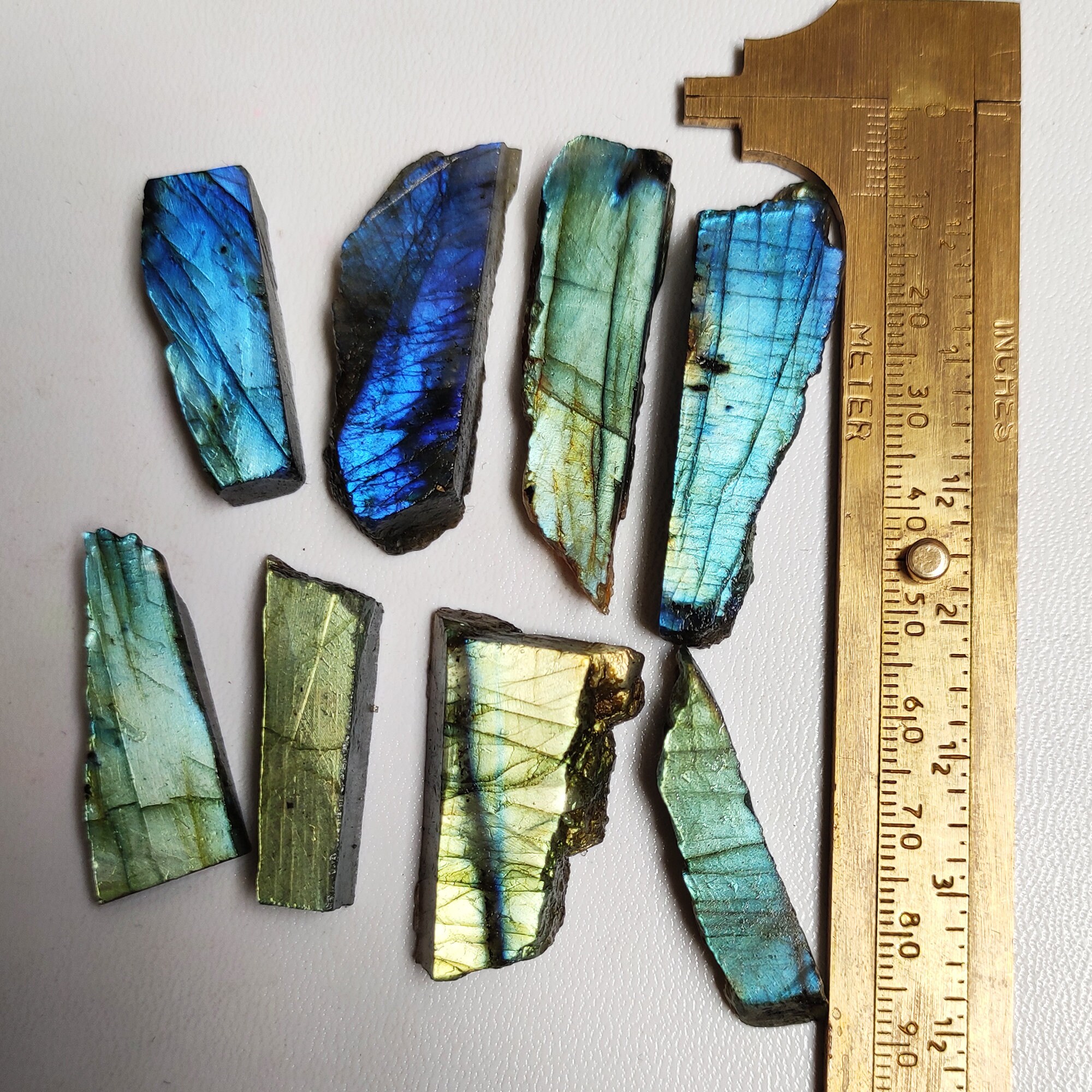Natural Labradorite Crystal Shards Flashy Rough Labradorite | Etsy