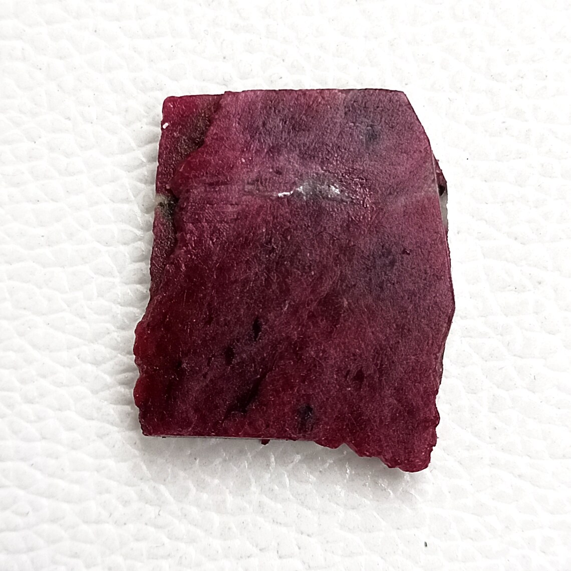 Ruby Crystal Slice Natural Ruby Stone Slab Red Ruby Gemstone - Etsy