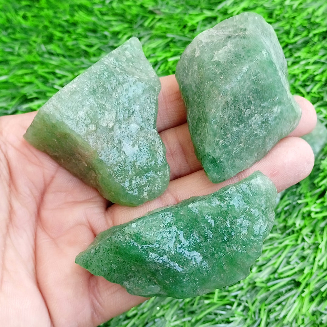 Aventurine Rough Crystal, Aventurine Chunk, Raw Green Aventurine Stone, Rough Aventurine ...