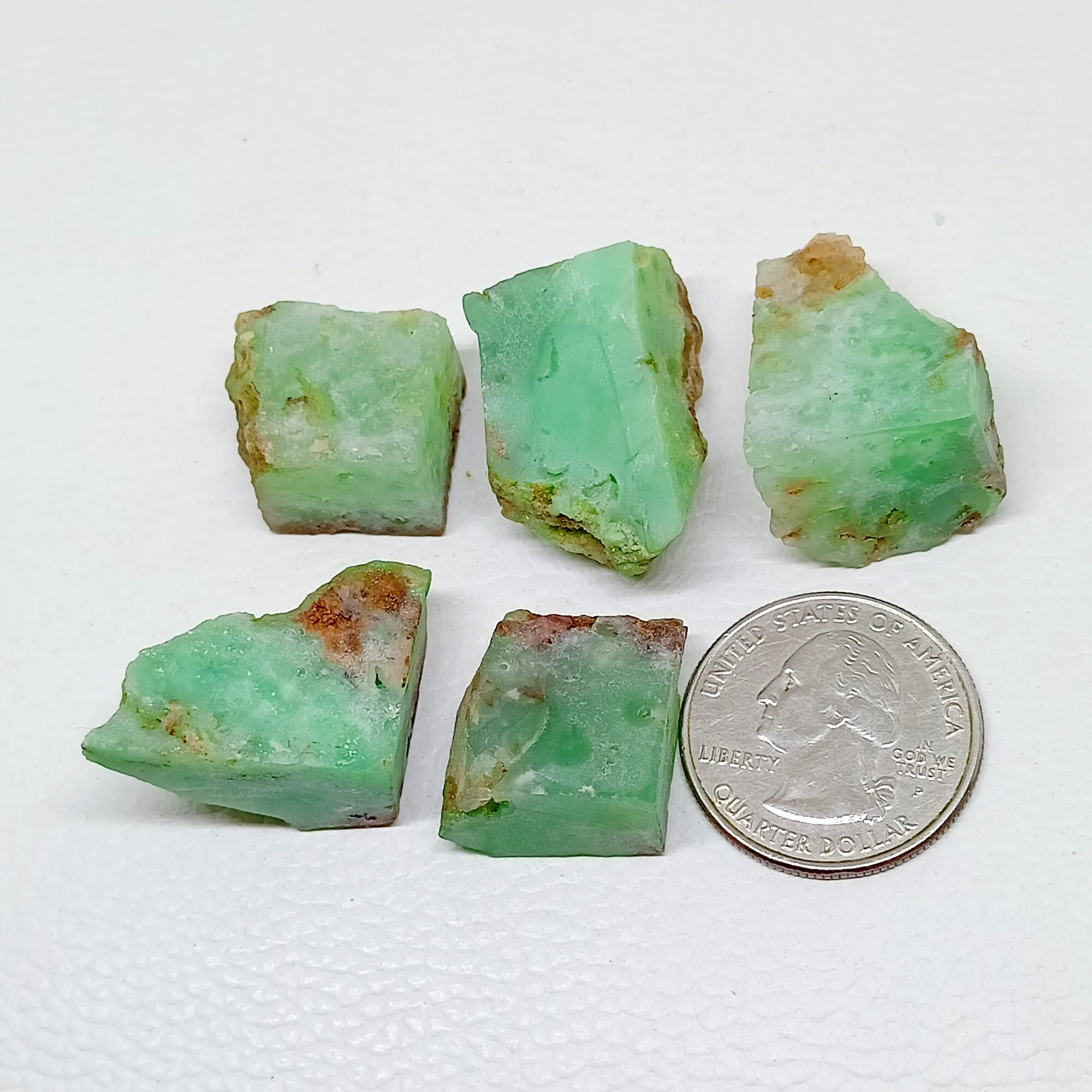 Chrysoprase Rough Stone, Raw Chrysoprase Crystal, Raw Crystals Bulk ...
