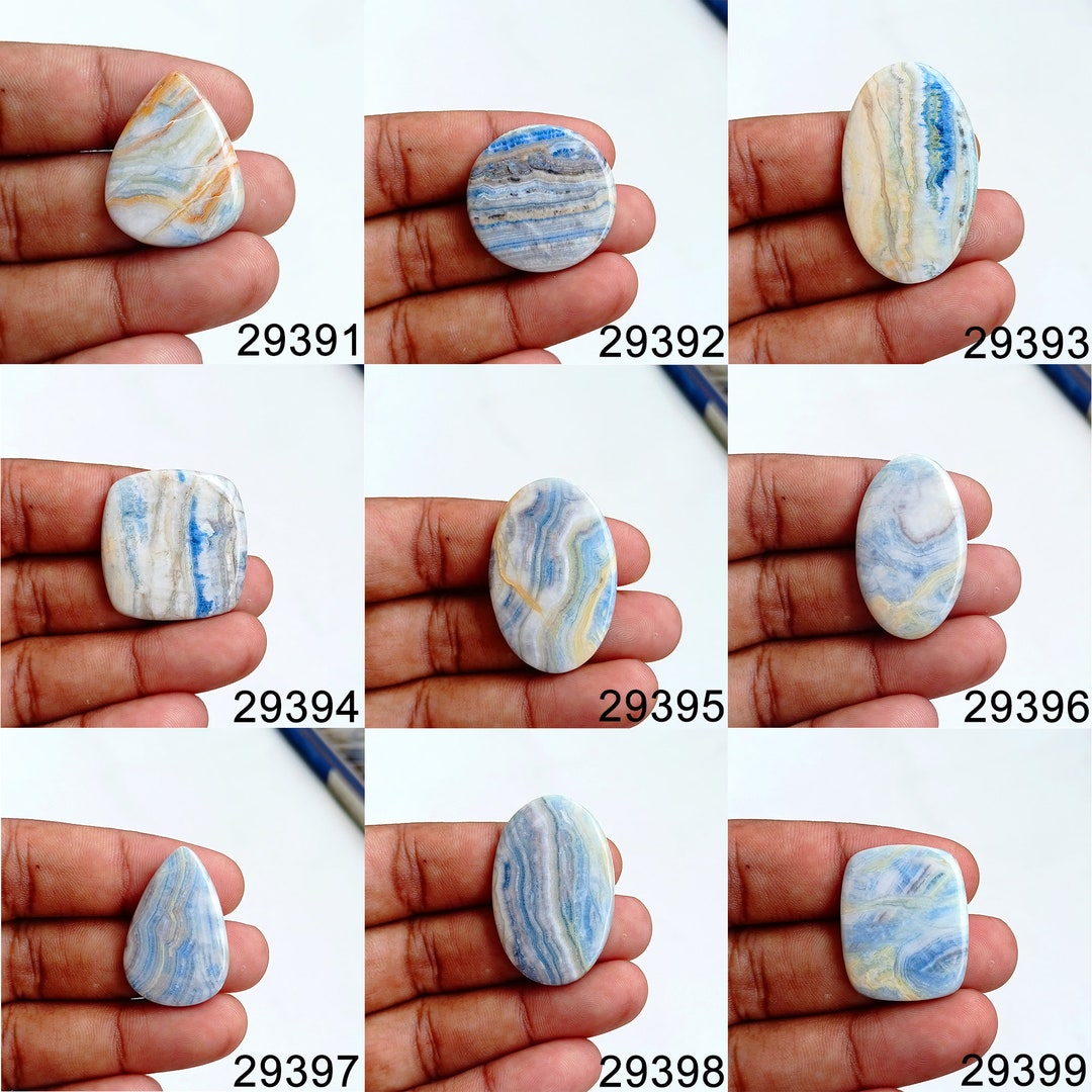 Scheelite Healing Crystals, Blue Scheelite Cabochon, Blue Scheelite ...