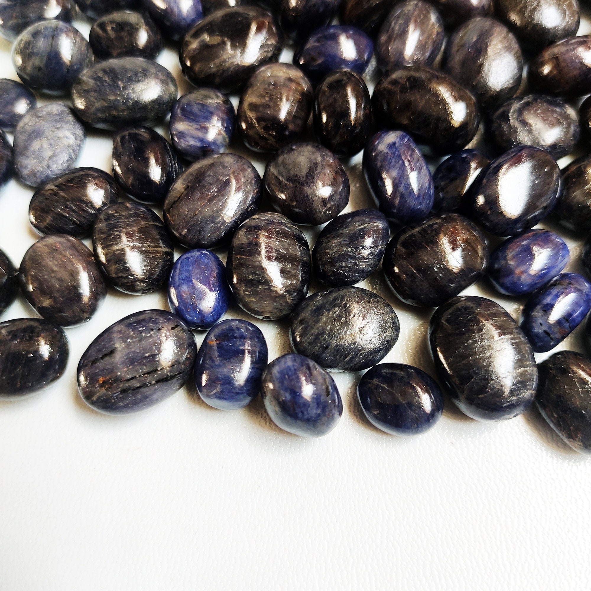 Natural Iolite Tumble Stone Iolite Crystal Iolite Loose | Etsy