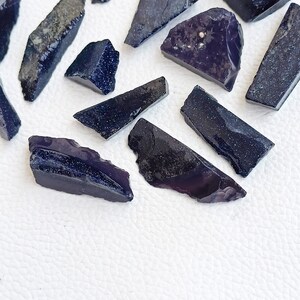 Raw Blue Goldstone Crystal, Goldstone Rough, Goldstone Rough Shards ...