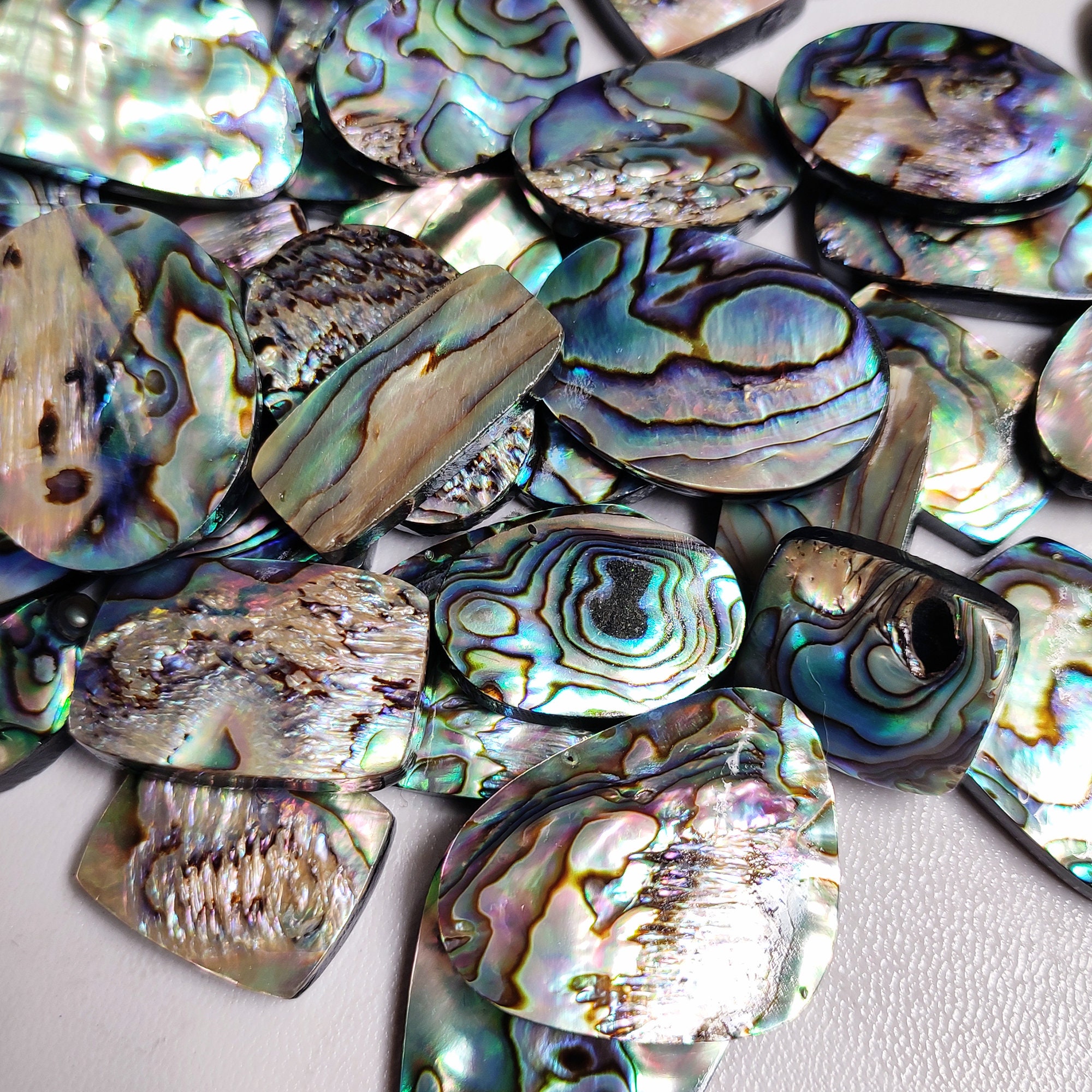Abalone Shell Cabochon Abalone Stone Wholesale lot Gems | Etsy
