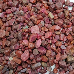 Raw Ruby Crystal, Natural Ruby Rough Stone, Red Ruby Gemstone, Raw Ruby ...