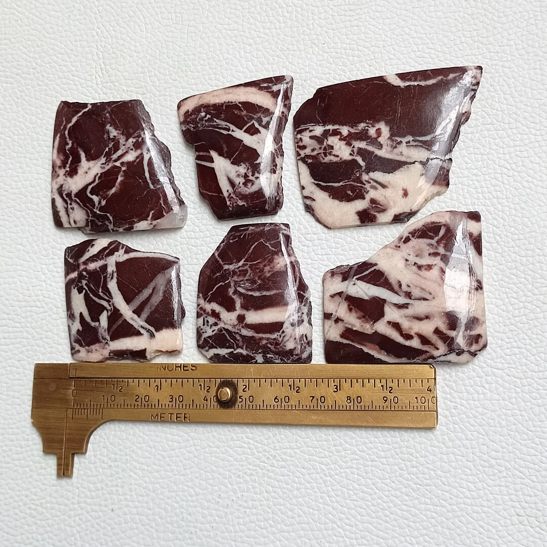 Brecciated Jasper Slice, Natural Coconut Jasper Slab, Raw Jasper ...