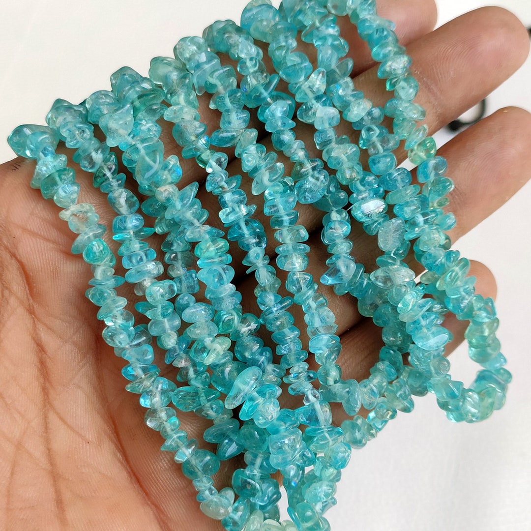 Apatite Chip Beads, Natural Apatite Nuggets, Tumbled Chip Bulk Beads 34 ...