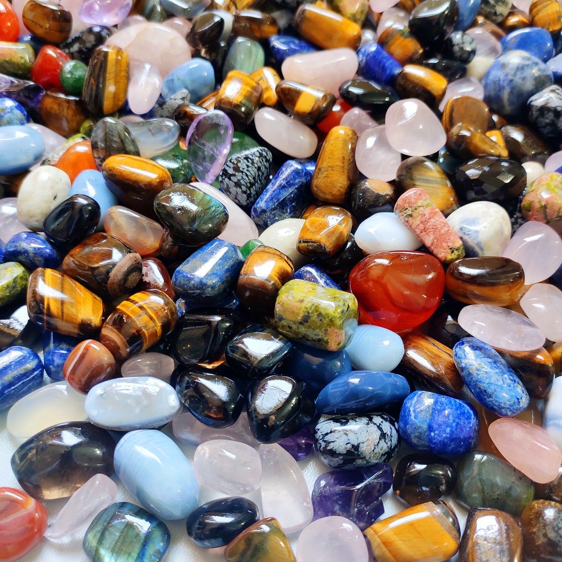 Tumbled Crystals Tumbled Stones Bulk Bulk Tumbled Stones - Etsy