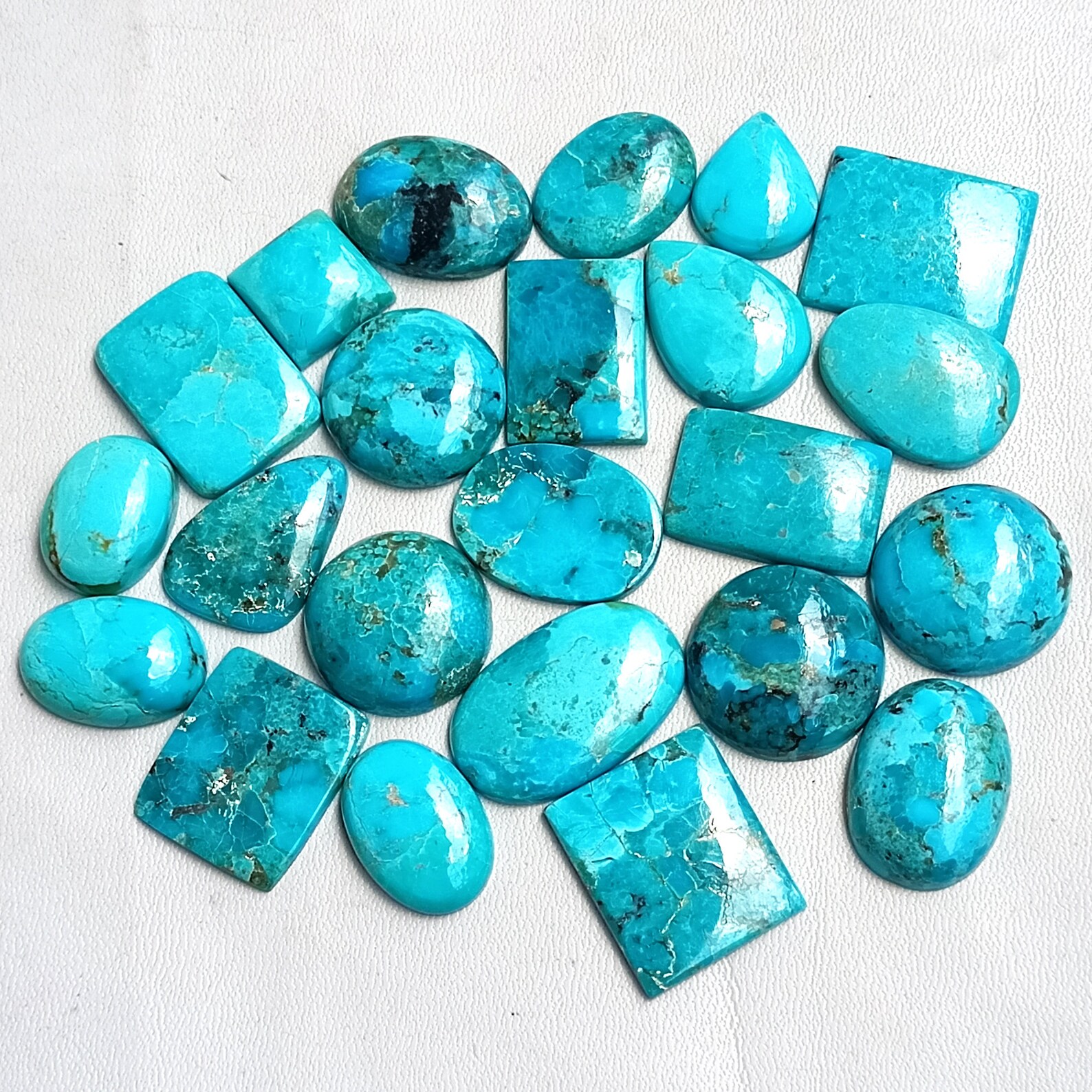 Kingman Turquoise Cabochon, Kingman Turquoise Gemstone, Kingman ...