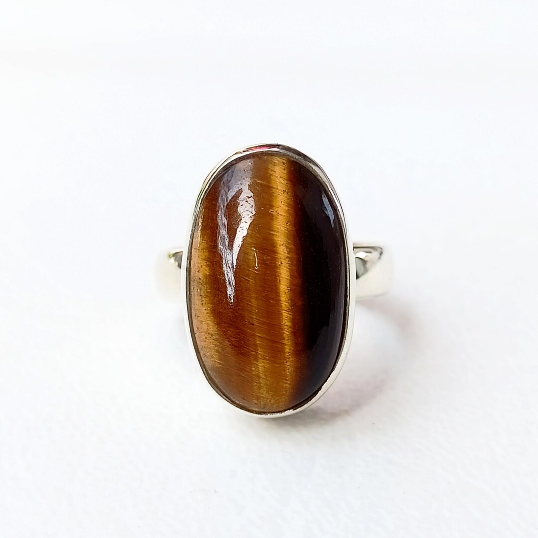 Tiger Eye Rings, Sterling Silver Rings, Chunky Rings, Statement Rings ...