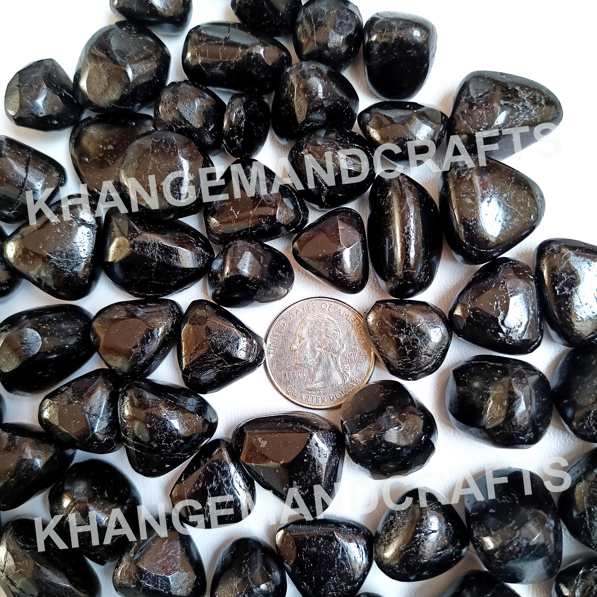 Black Tourmaline Tumble Tourmaline Crystal Tumble Tourmaline | Etsy