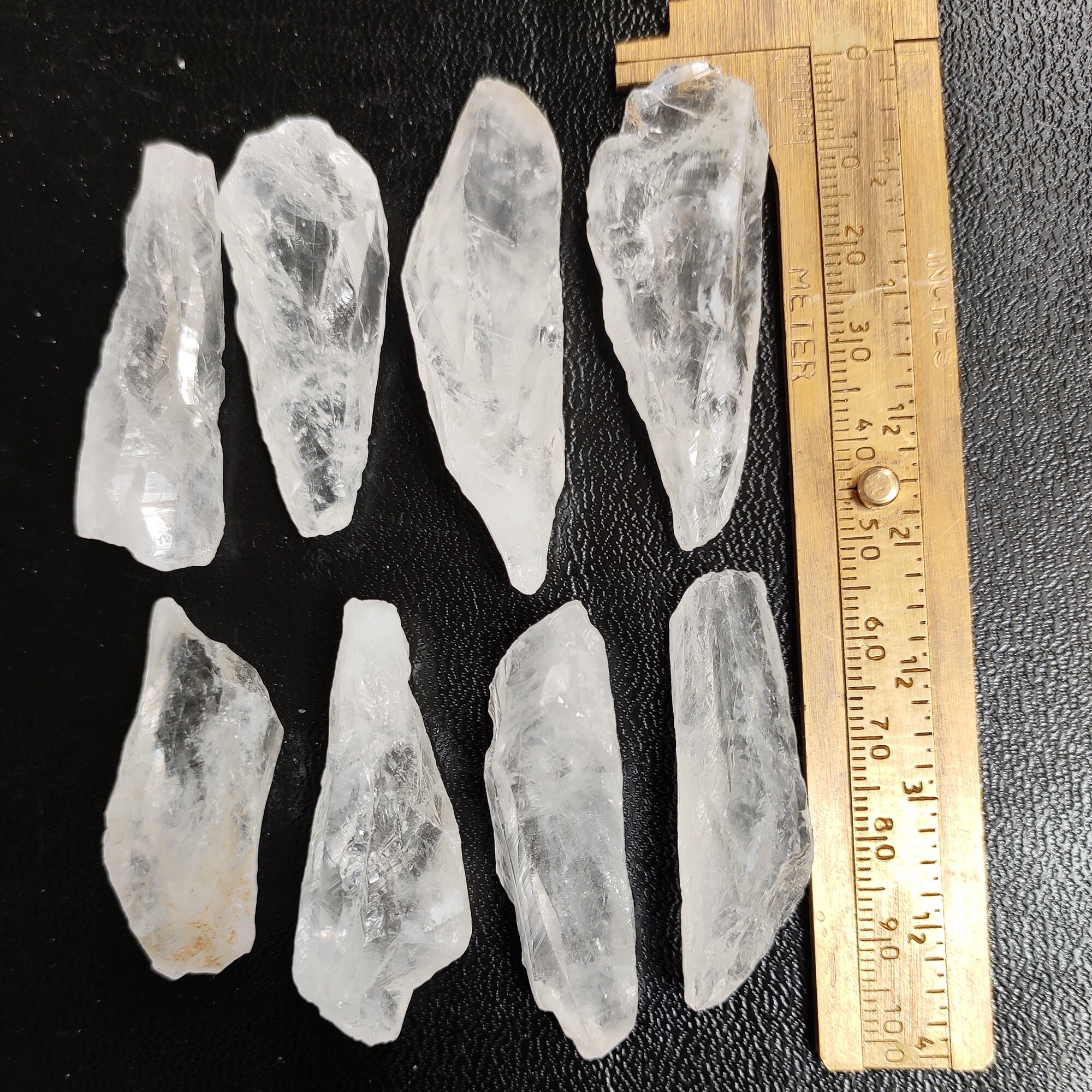 Crystal Quartz Shards, Quartz Crystal Points, Rough Crystal Beads ...