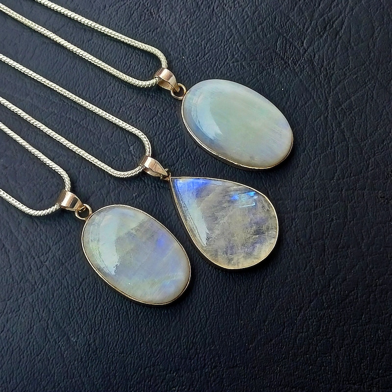 Moonstone Necklace - Etsy