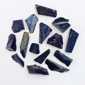 Raw Blue Goldstone Crystal, Goldstone Rough, Goldstone Rough Shards ...