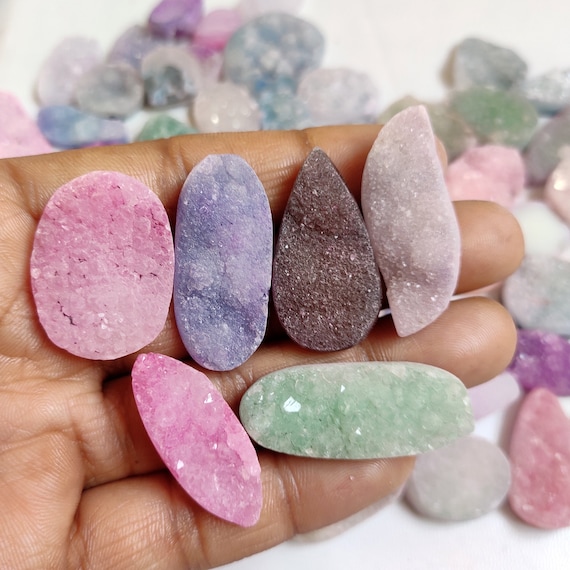 Natural druzy agate store