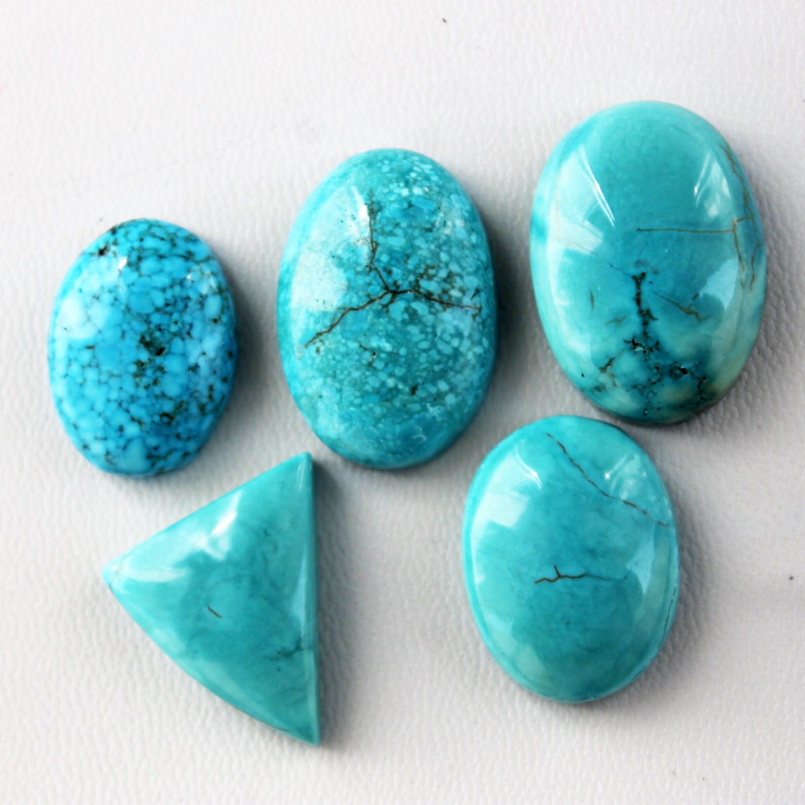 Howlite Crystal Cabochon Blue Howlite Turquoise Color | Etsy