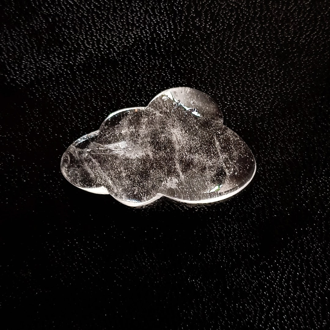 Clear Quartz Cloud Stone, Quartz Cloud Gemstone, Crystal Handcarved ...