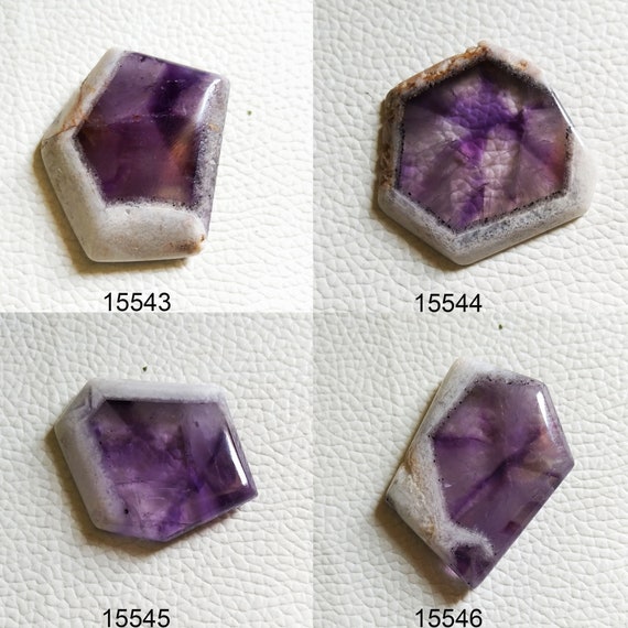 Trapiche Amethyst Slice Natural Purple Amethyst Slab - Etsy