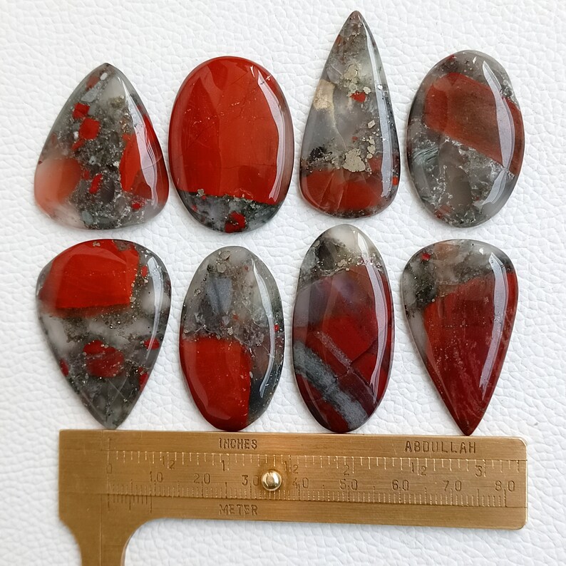 African Bloodstone Crystal Lot, Wholesale Natural Bloodstone Cabochon ...