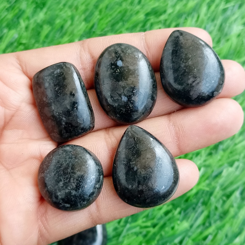 Nuummite Beads - Etsy