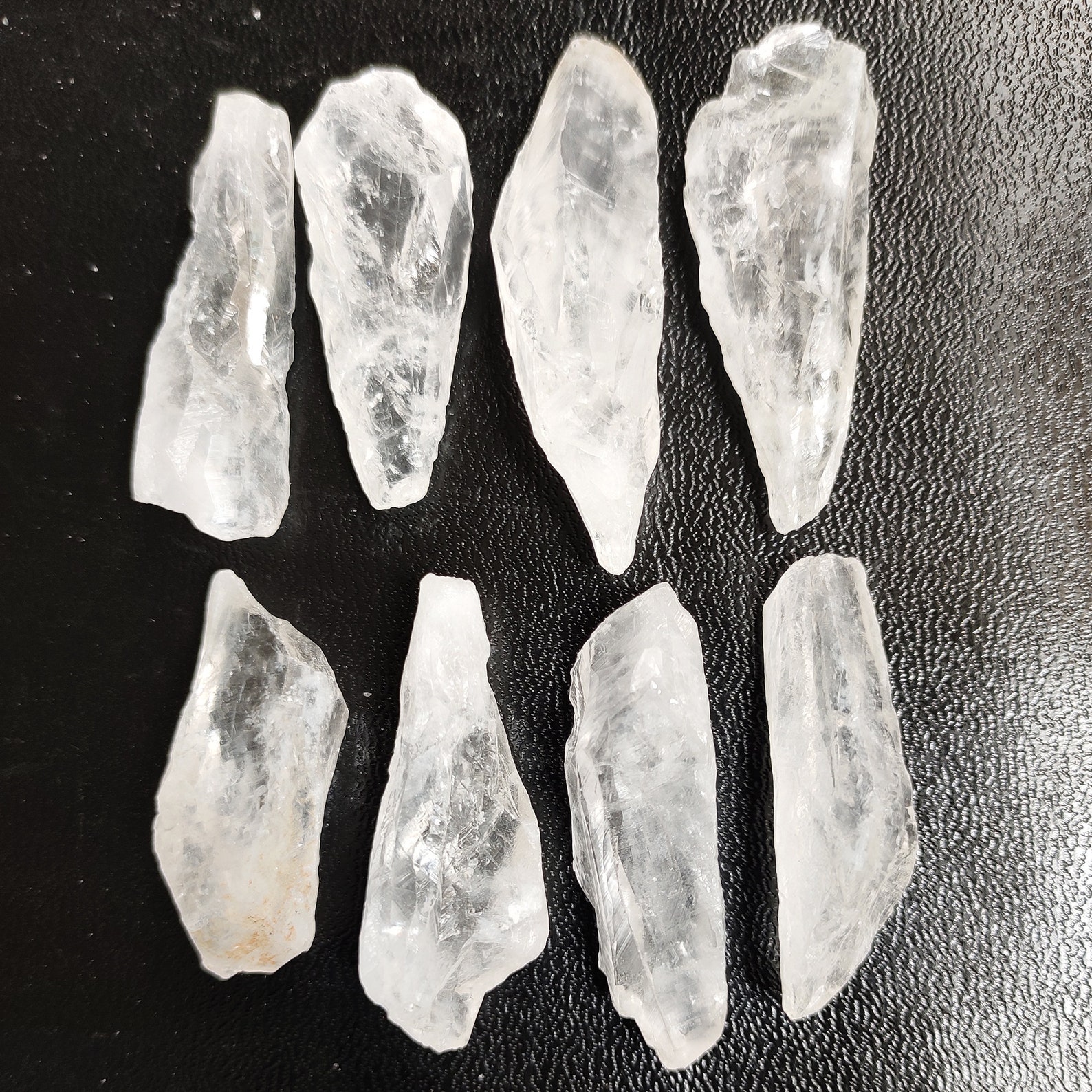Crystal Quartz Shards, Quartz Crystal Points, Rough Crystal Beads ...