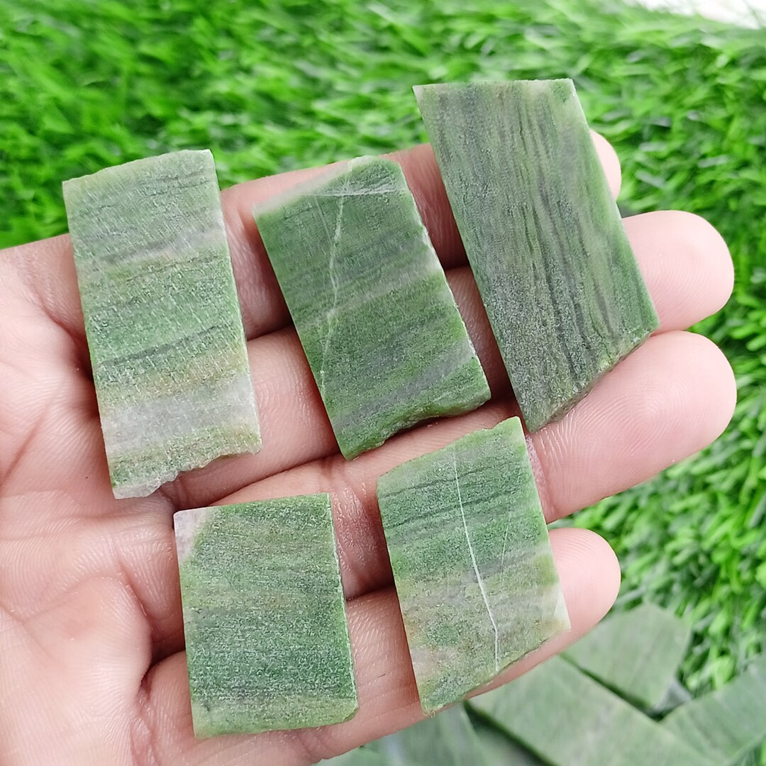 Raw Ricolite Stick, Green Ricolite Rough, Ricolite Raw Cabochon, Rough ...