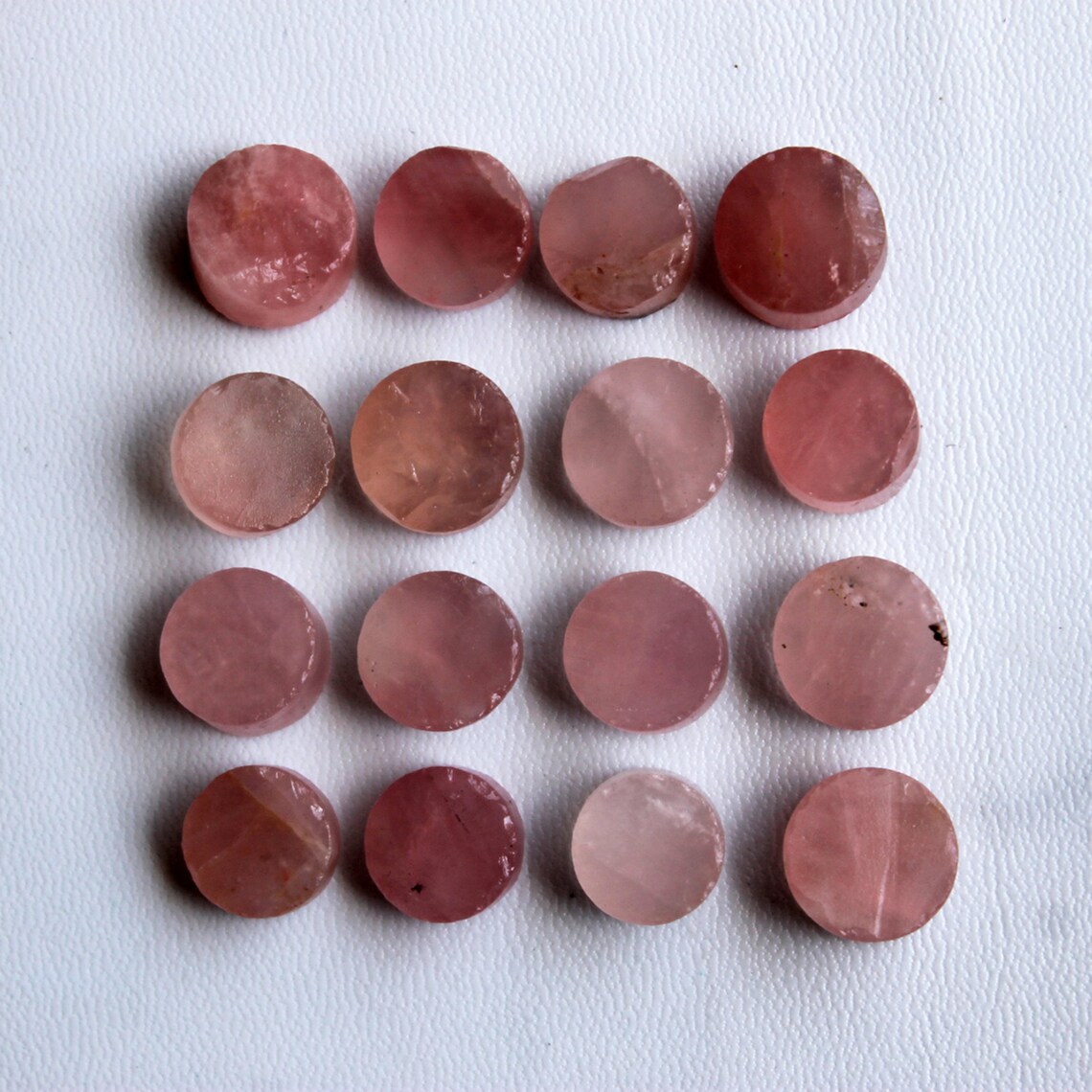 ROSE Quartz Round Druzy Quartz Druzy CABOCHON Rose Quartz | Etsy