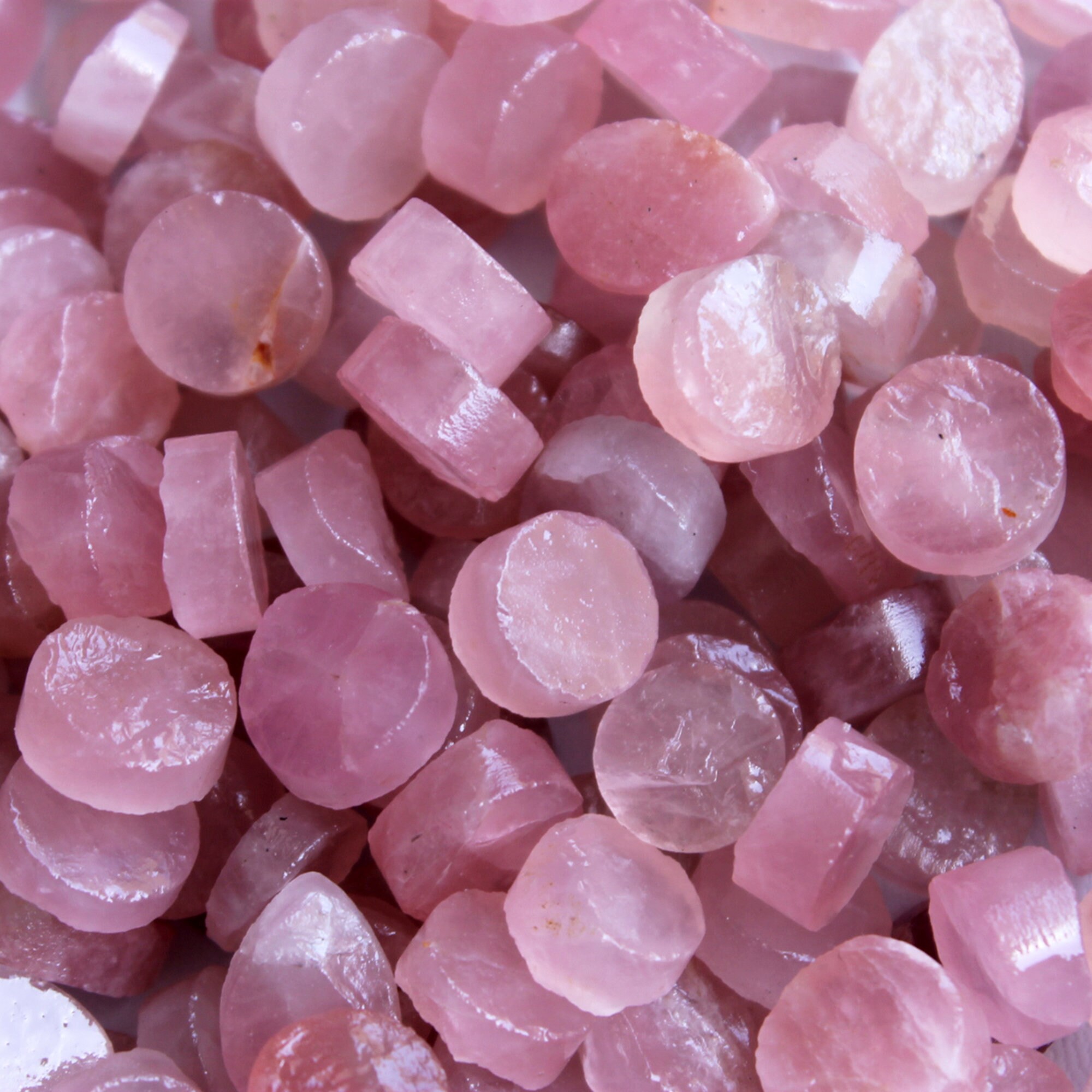 ROSE Quartz Round Druzy Quartz Druzy CABOCHON Rose Quartz - Etsy