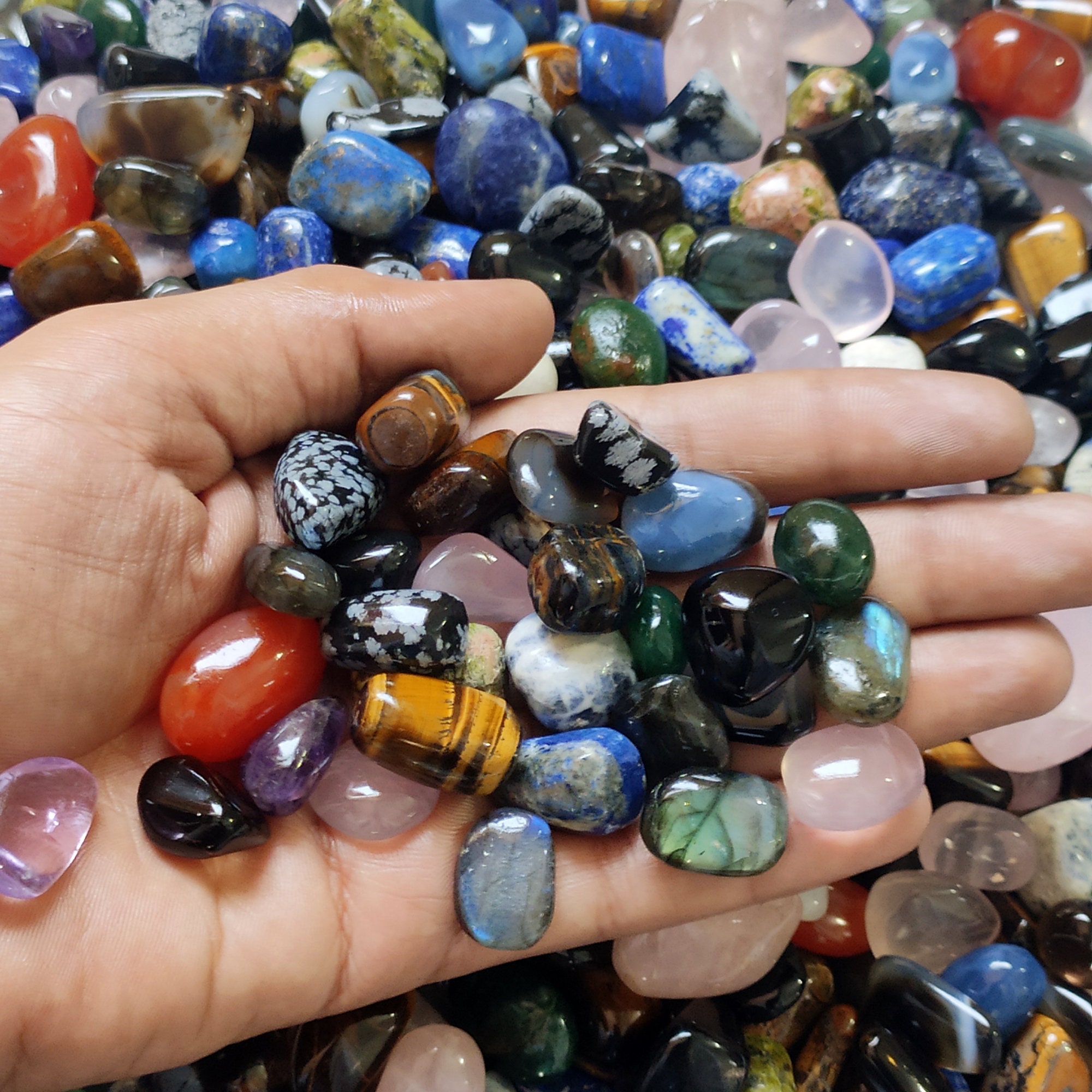 Tumbled Crystals Tumbled Stones Bulk Bulk Tumbled Stones - Etsy