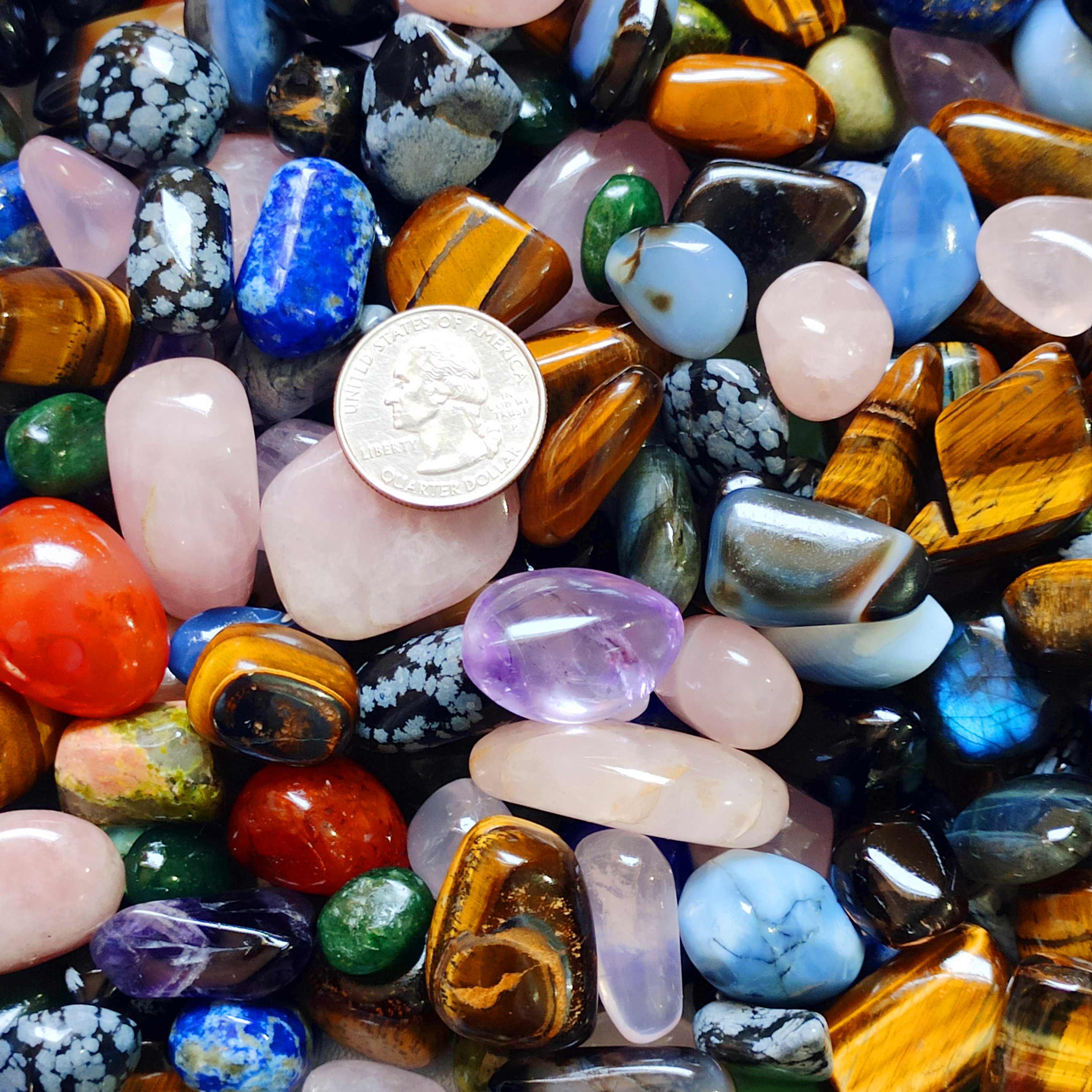 Tumbled Crystals Tumbled Stones Bulk Bulk Tumbled Stones - Etsy