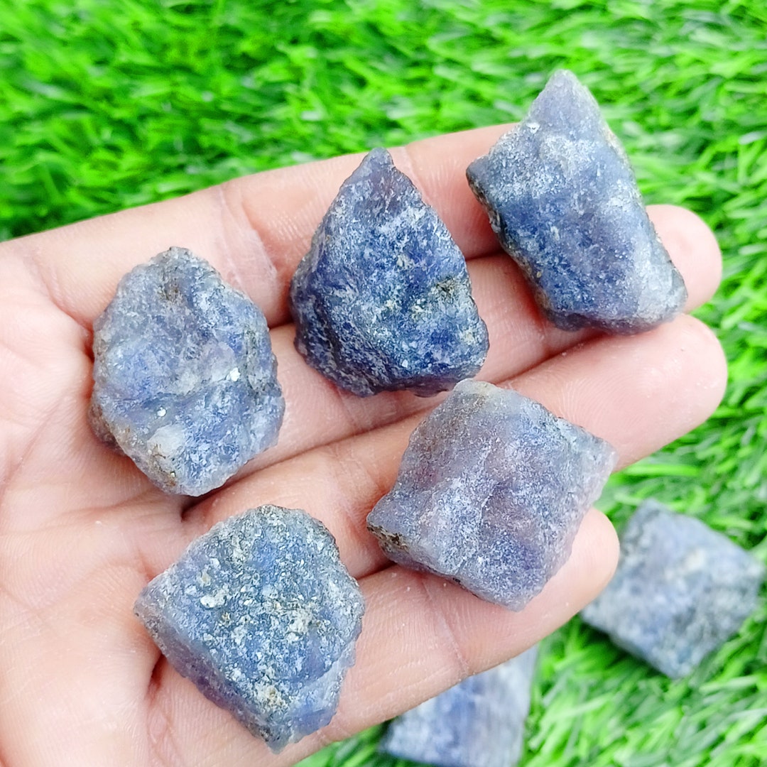 Raw Iolite Crystal, Blue Iolite Rough, Iolite Raw Cabochon, Rough ...