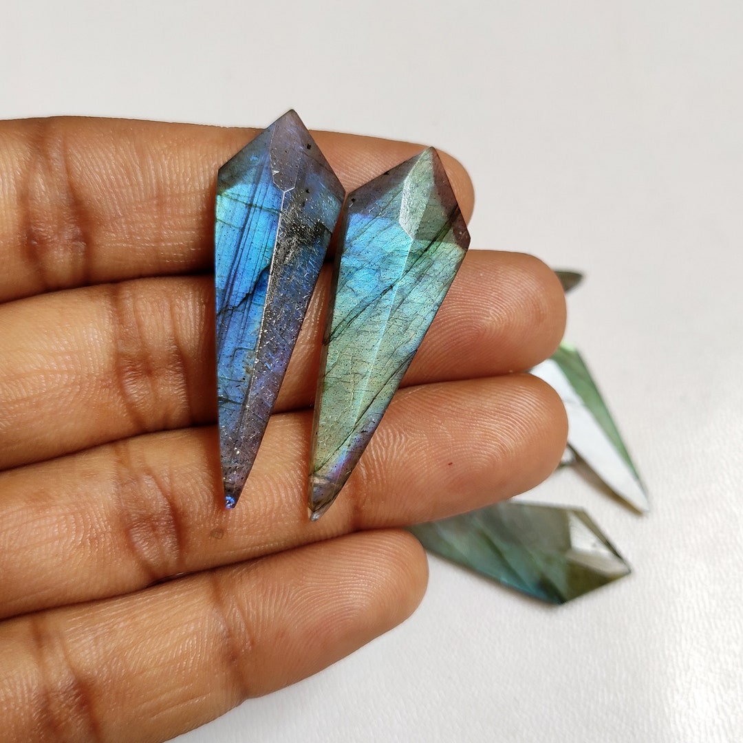 Labradorite Arrow, Labradorite Faceted Fancy Stone, Natural LABRADORITE ...
