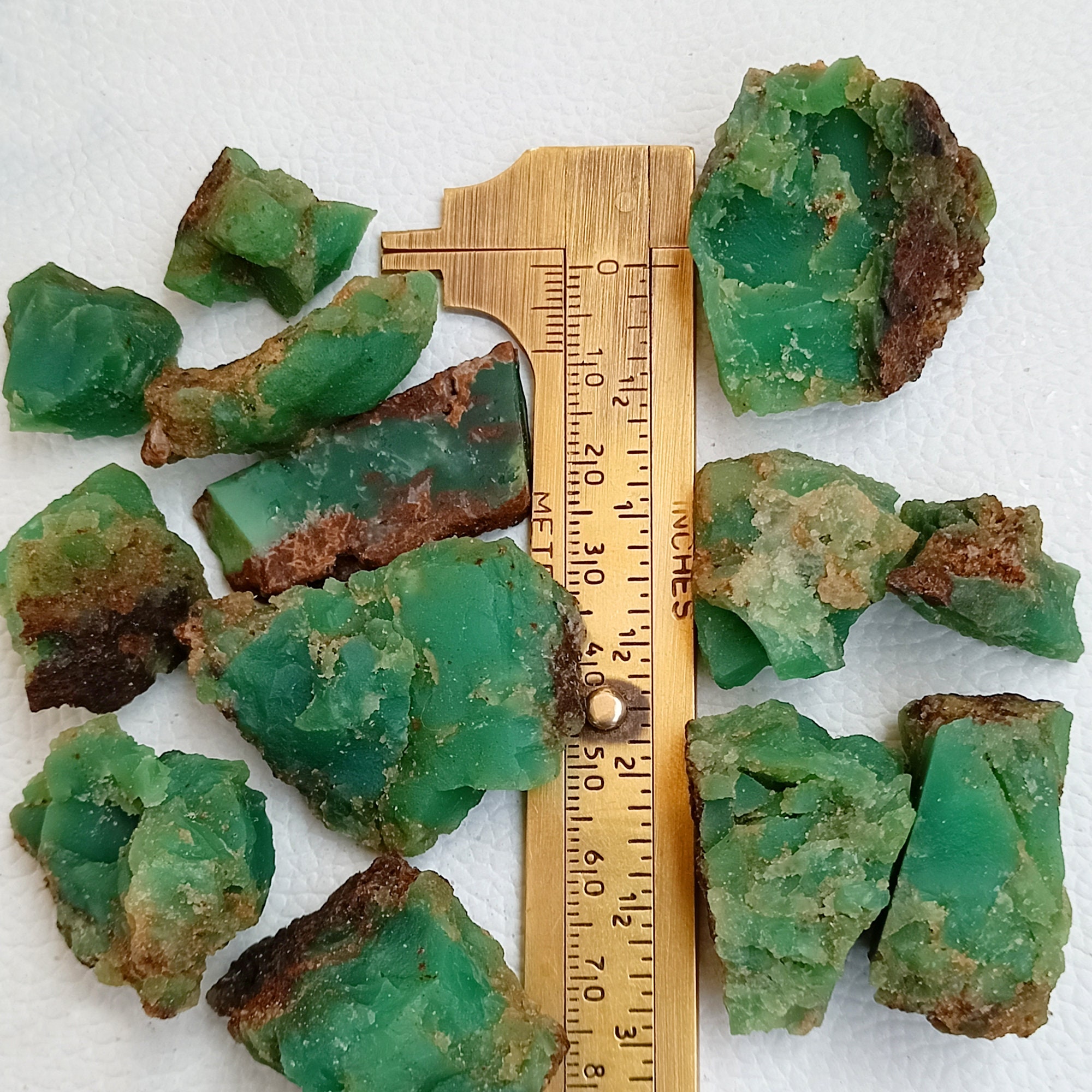 Chrysoprase Rough Stone Raw Chrysoprase Crystal Raw Crystals | Etsy