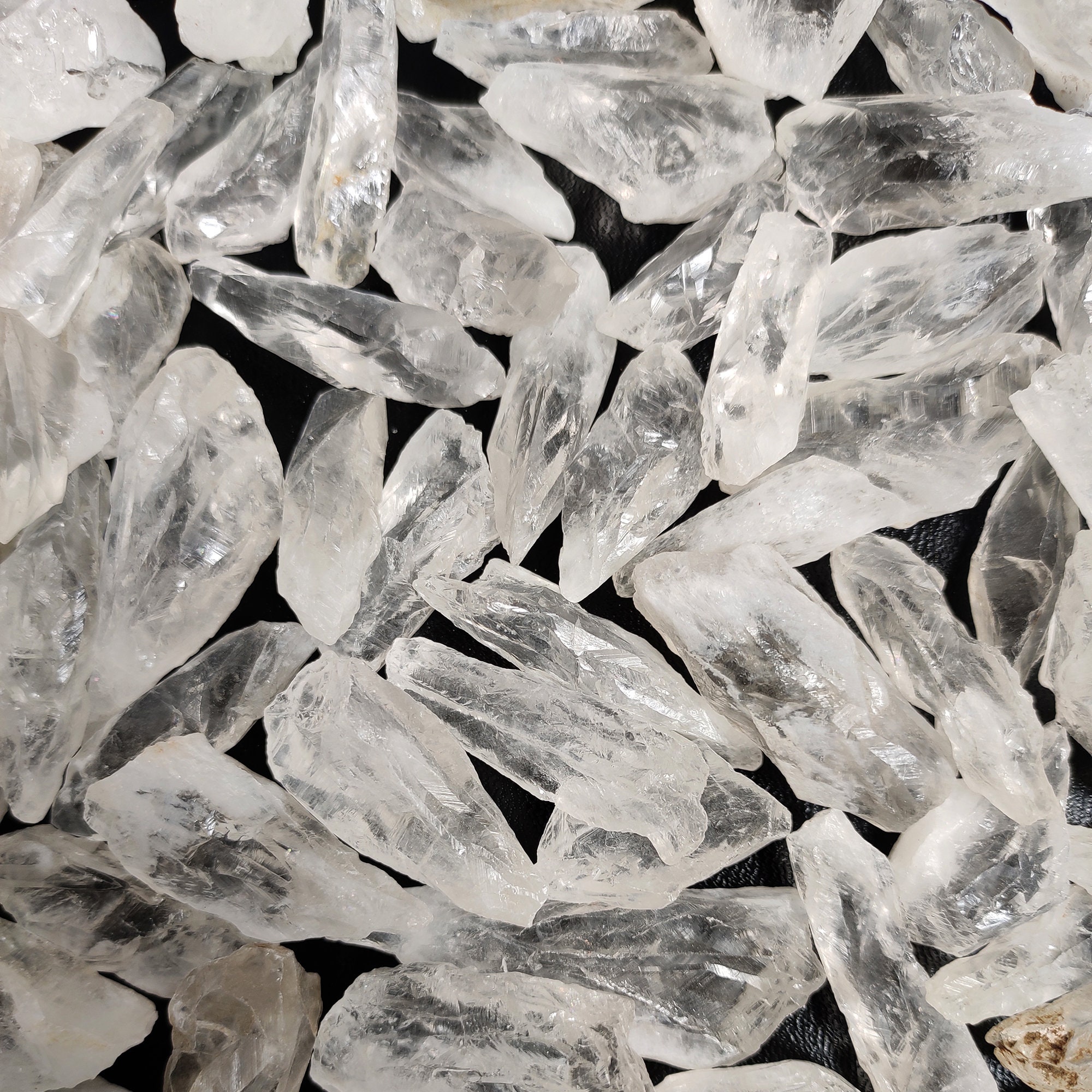 Crystal Quartz Shards Quartz Crystal Points Rough Crystal | Etsy