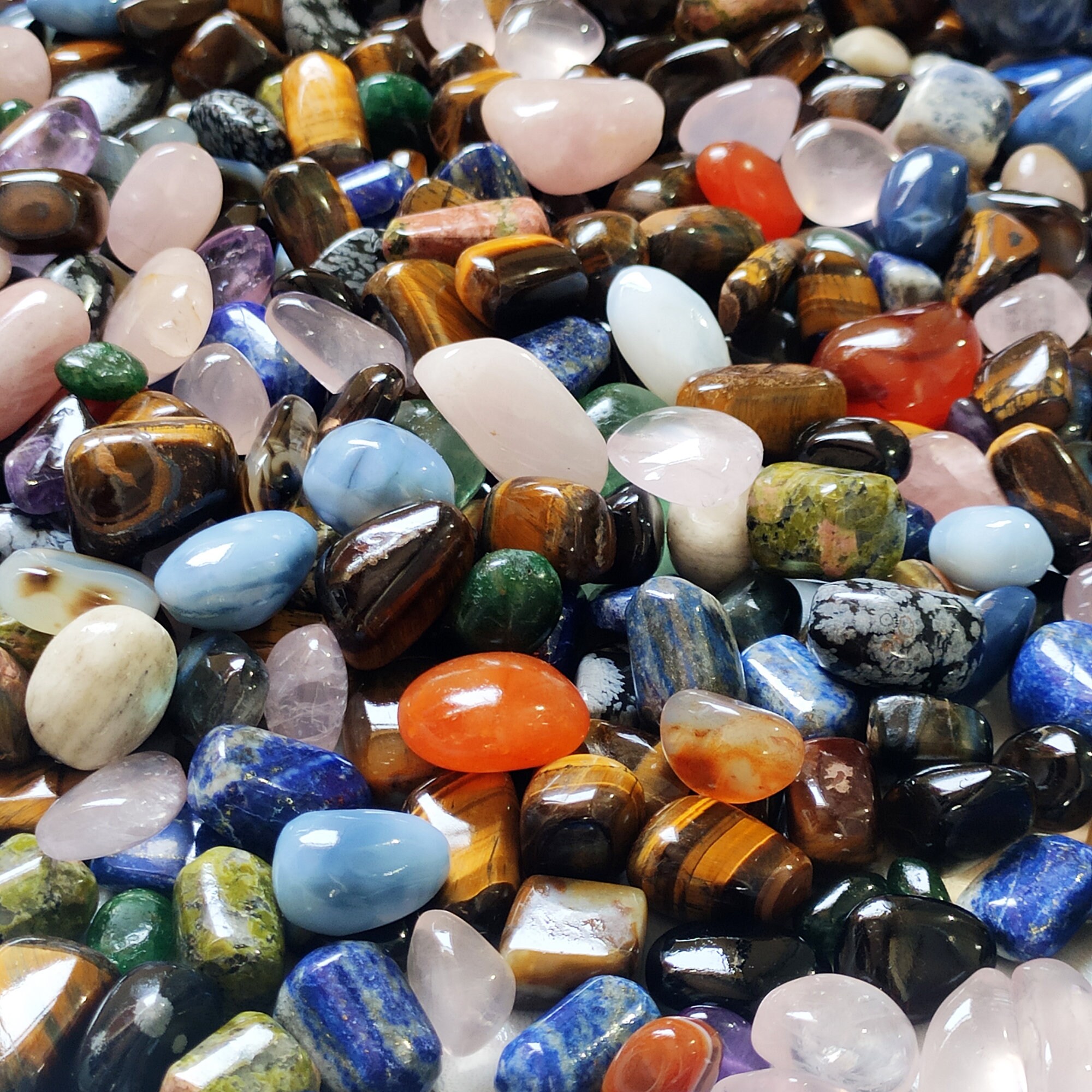 Tumbled Crystals Tumbled Stones Bulk Bulk Tumbled Stones - Etsy