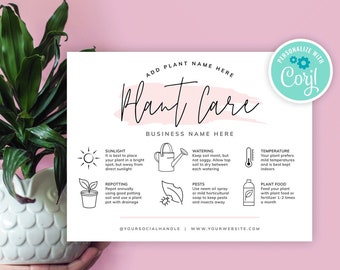 Printable Plant Guide - Etsy