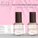 Feminine Nail Polish Label Template, Editable Gel Polish Bottle Wrapper ...
