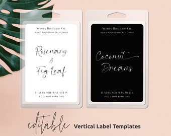 Printable Clamshell Label - Etsy