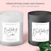 Birthday Candle Label Templates, Birthday Cake Candles Branding Kit ...