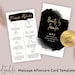 Nail Polish Label Template, Editable Gel Polish Bottle Wraparound ...