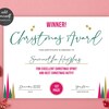 Custom Christmas Award Template, Modern Certificate of Achievement ...